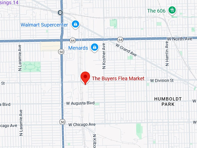 16. buyer's flea market map