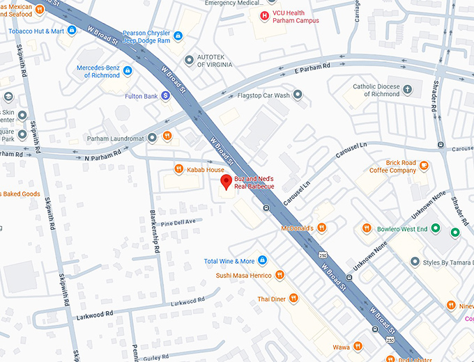 16. buz and ned's real barbecue map