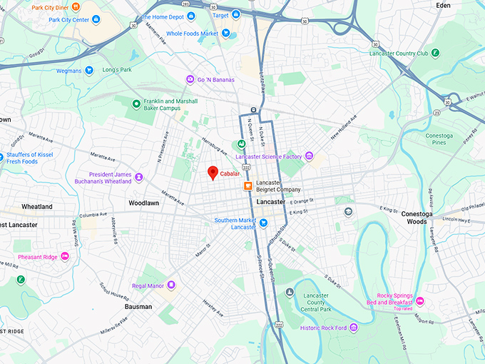 16. cabalar meat co. map