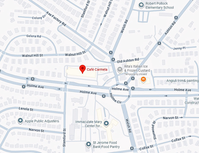 16. cafe carmela map