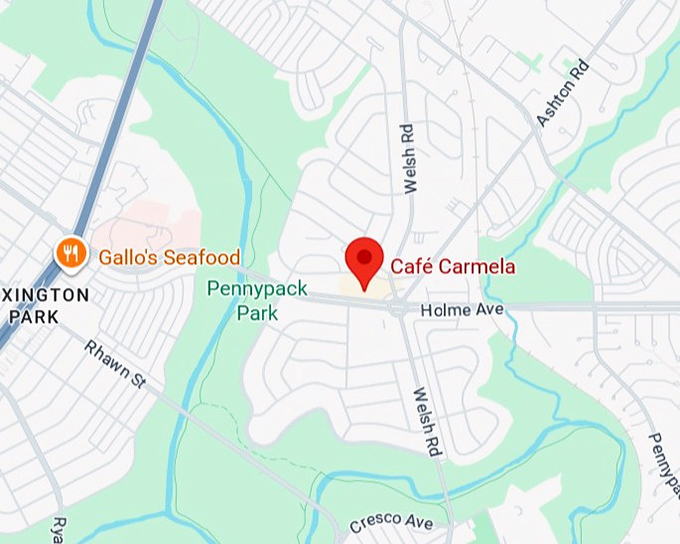 16. cafe carmela map