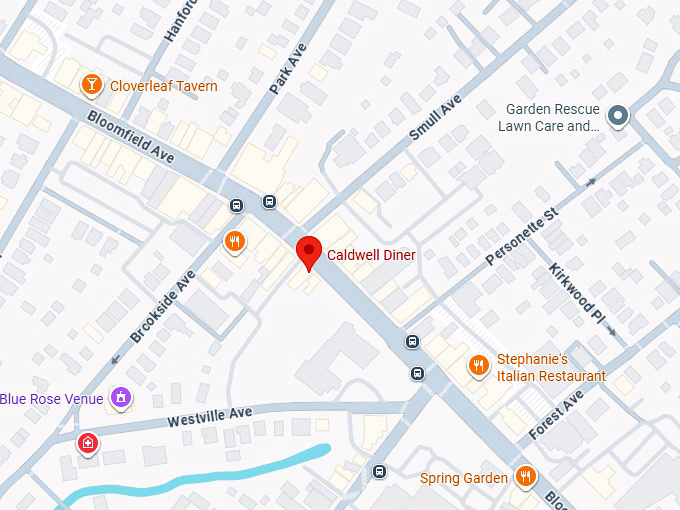 16. caldwell diner map