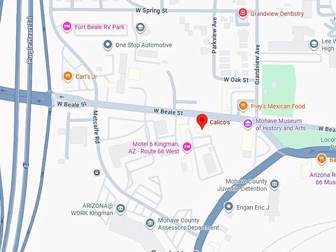 16. calico&rsquo;s map