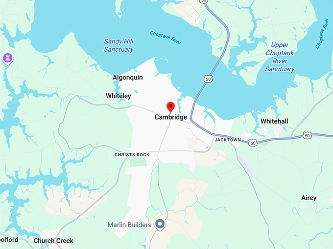 16. cambridge md map