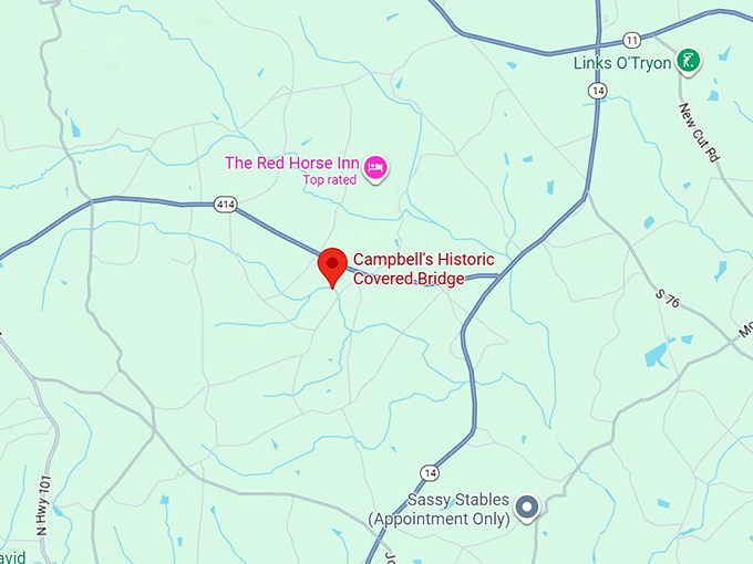 16. campbell's historic covered bridge map