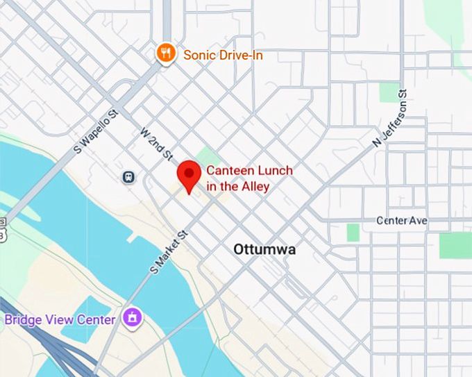 16. canteen lunch in the alley map