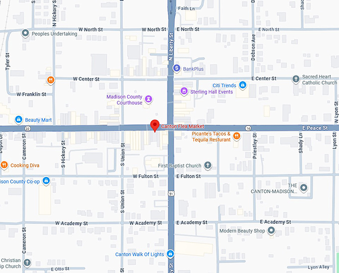 16. canton flea market map