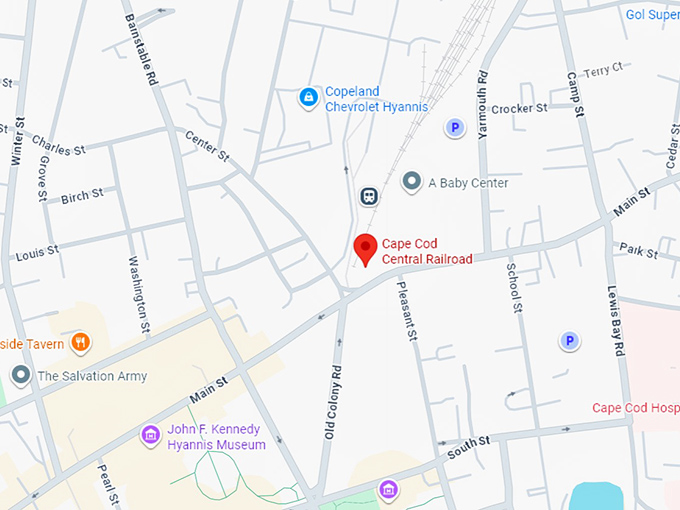 16. cape cod central railroad map