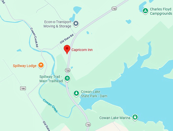 16. capricorn inn map