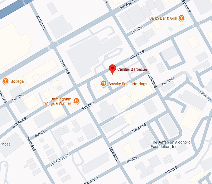 16. carlile&rsquo;s barbecue map