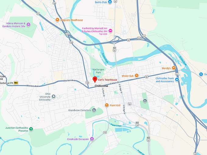 16. carl's townhouse map