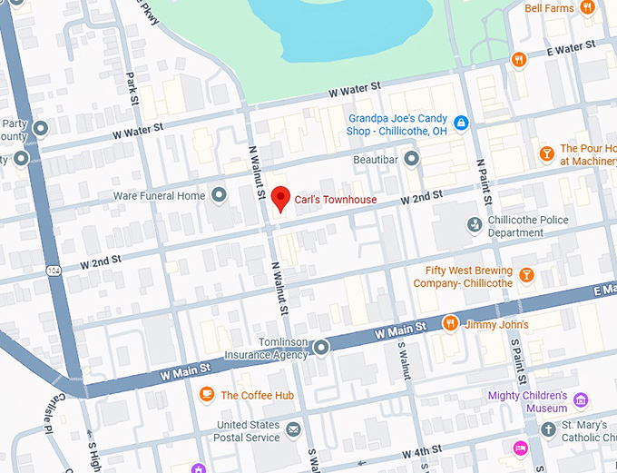 16. carl's townhouse map