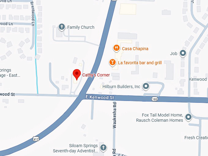 16. cathy&rsquo;s corner map