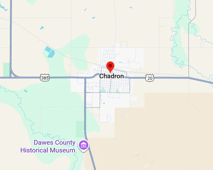 16. chadron map