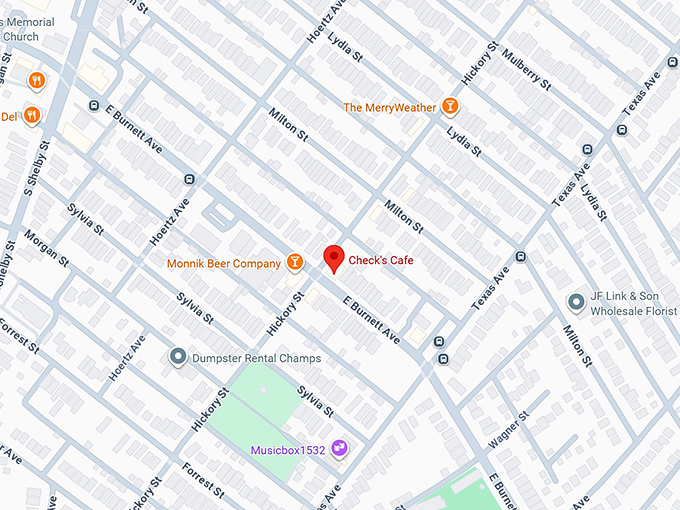 16. check&rsquo;s cafe map