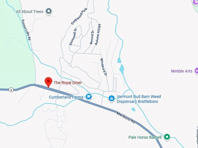 16. chelsea royal diner map