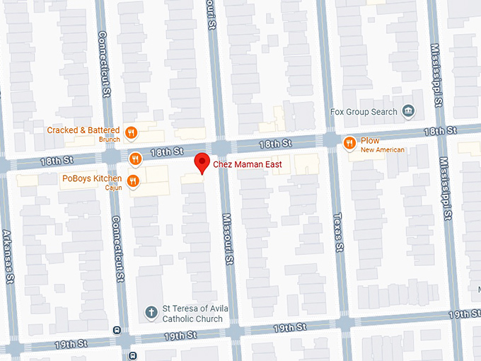 16. chez maman east map