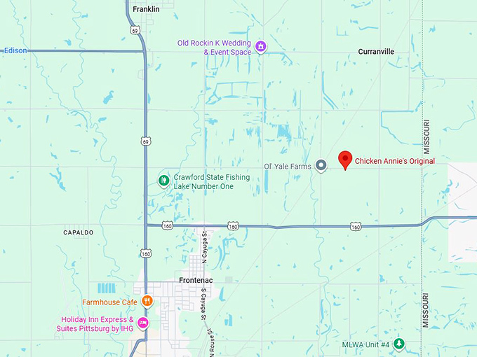 16. chicken annie's original map