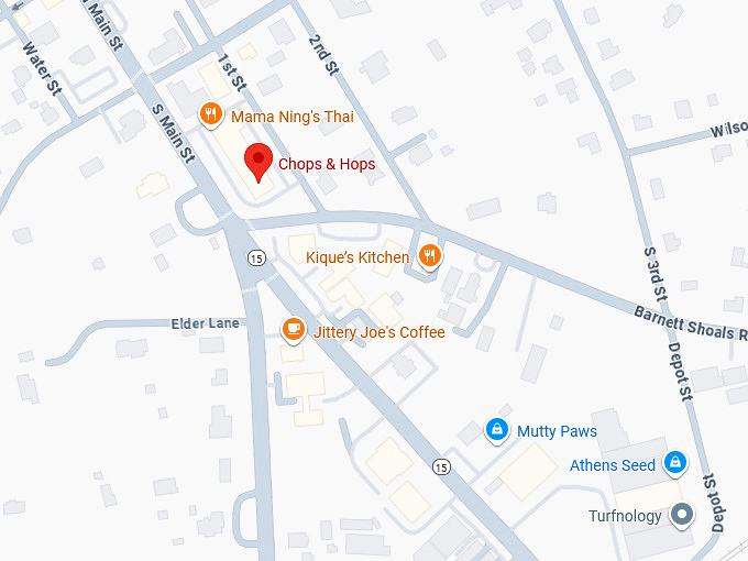 16. chops & hops map