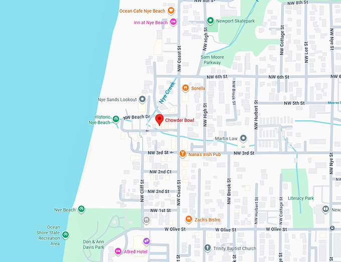 16. chowder bowl map