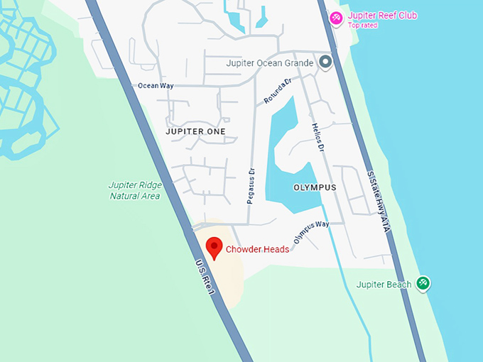 16. chowder heads map