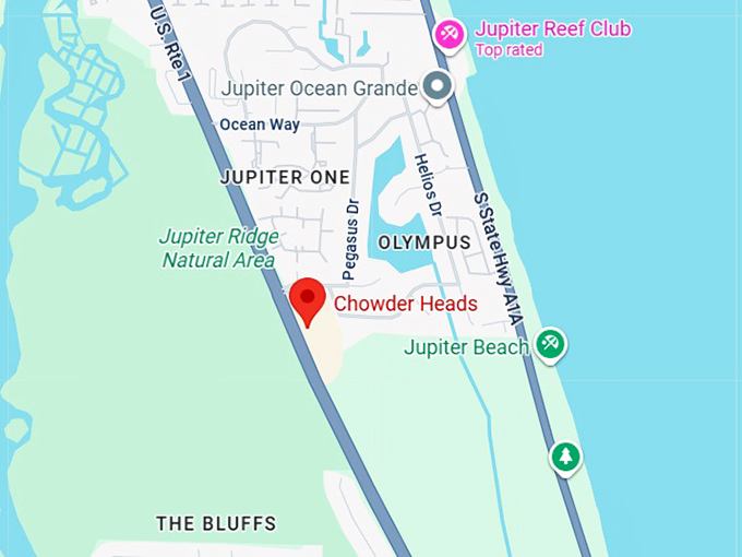 16. chowder heads map