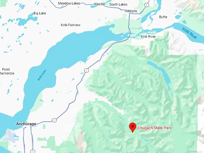 16. chugach state park map