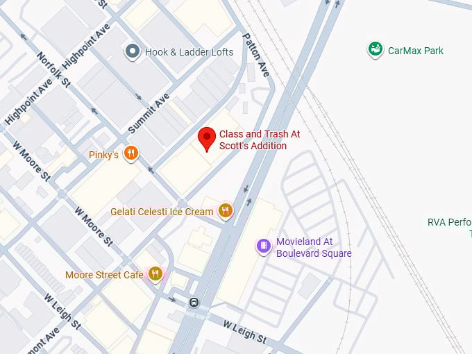 16. class and trash at scott&rsquo;s addition map