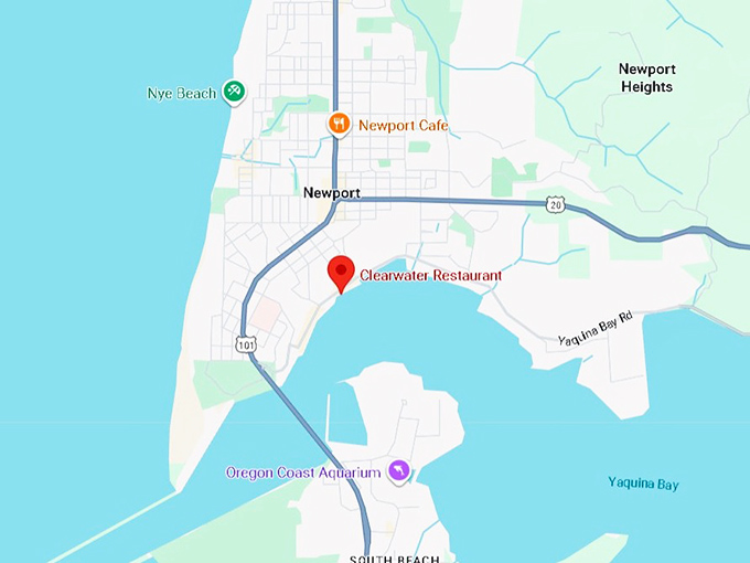 16. clearwater restaurant map