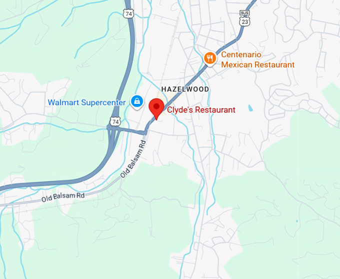 16. clyde&rsquo;s restaurant map