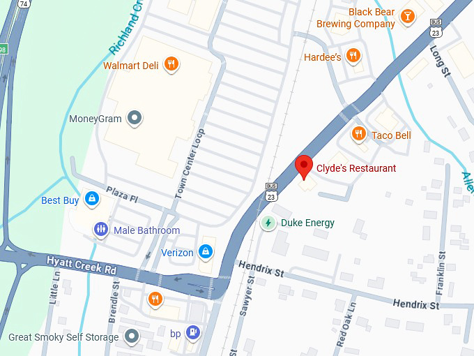 16. clyde&rsquo;s restaurant map