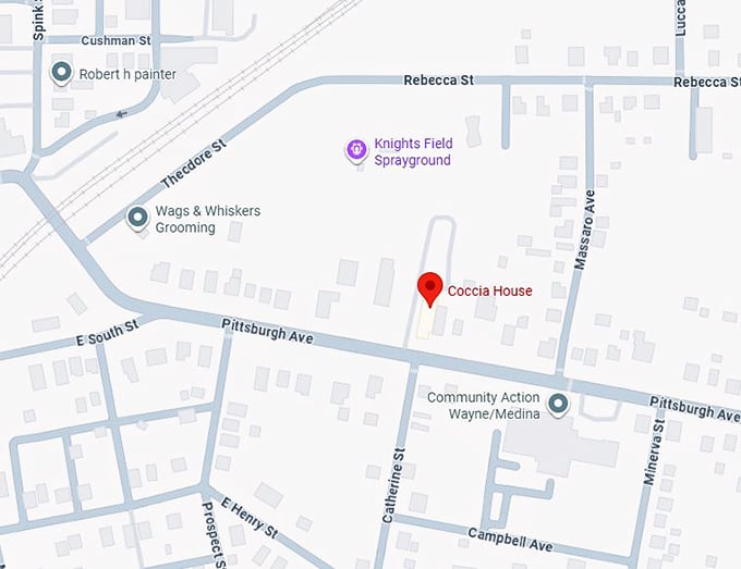 16. coccia house map