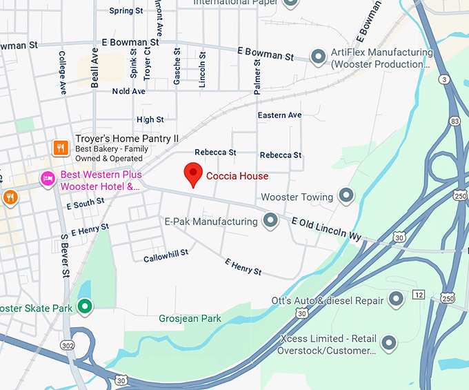 16. coccia house map