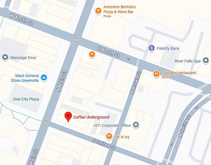 16. coffee underground map