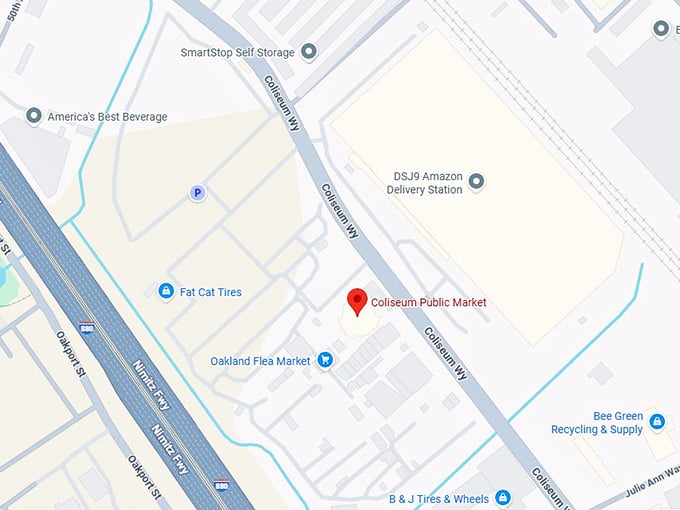 16. coliseum swap meet map