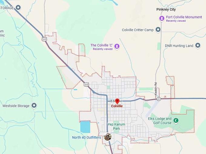 16. colville wa map