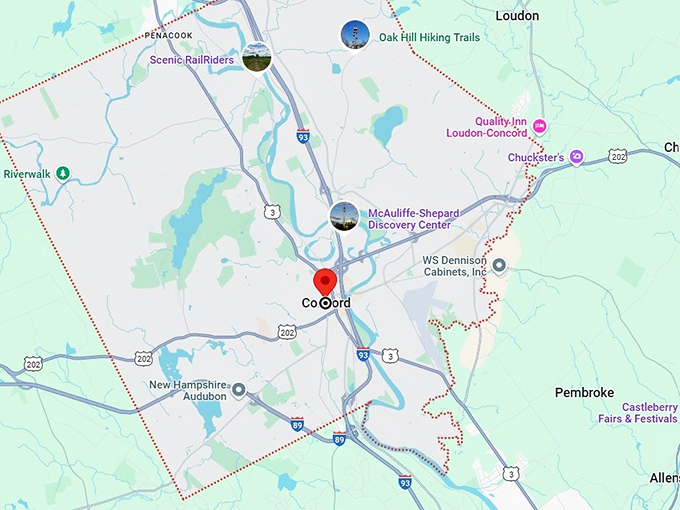 16. concord, nh map