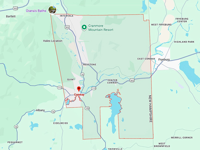 16. conway, nh map