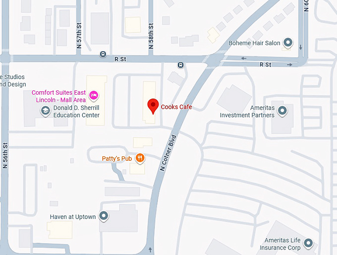 16. cook’s cafe map