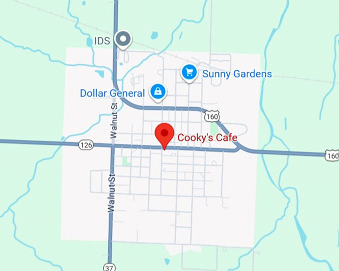 16. cooky's cafe map