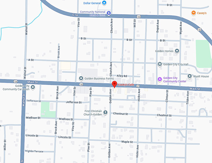 16. cooky's cafe map