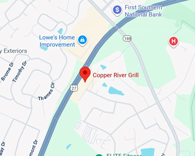 16. copper river grill map