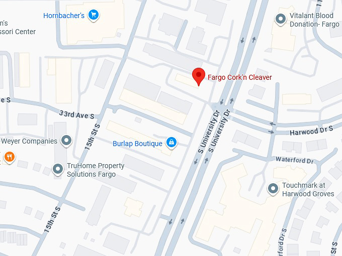 cork &lsquo;n&rsquo; cleaver map