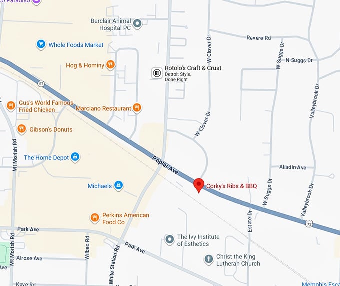 16. corky&rsquo;s ribs & bbq map
