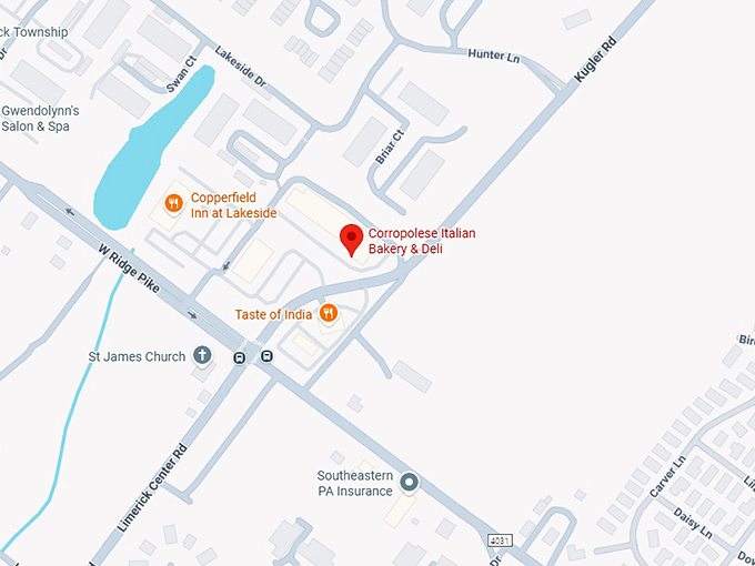 16. corropolese italian bakery & deli map
