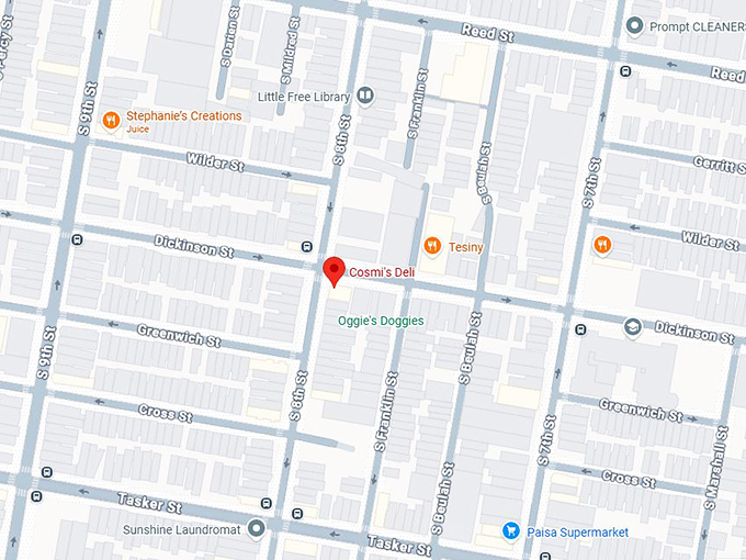 16. cosmi&rsquo;s deli map