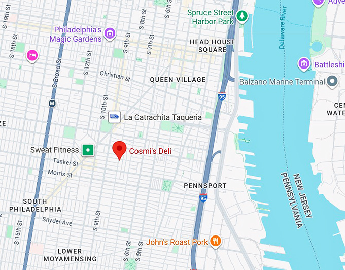 16. cosmi&rsquo;s deli map