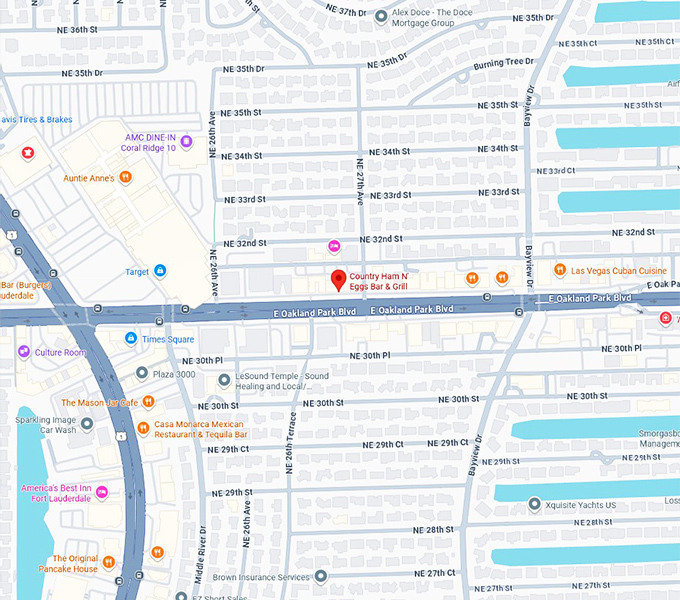 16. country ham n' eggs map