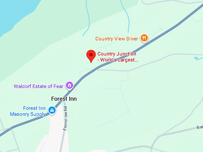 16. country junction world's largest general store map