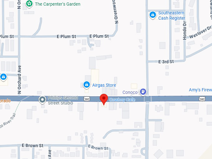 16. cowboy cafe map